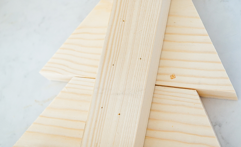 DIY Holiday Wood Trees - The Home Depot