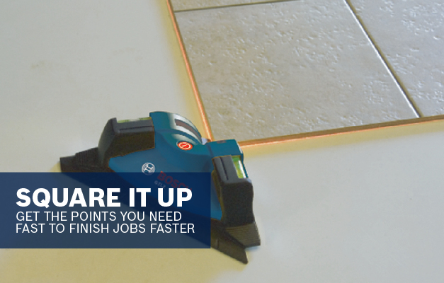 Bosch Tile Laser Square Laser Level-GTL2 - The Home Depot