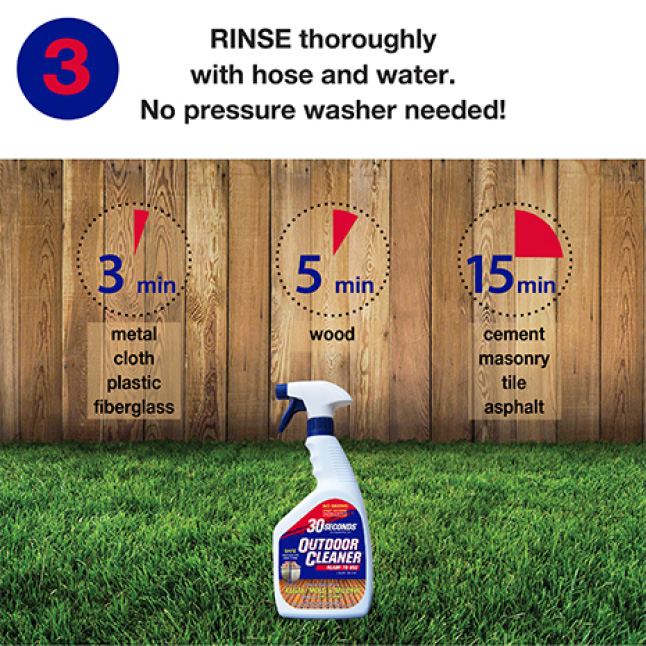 30 Seconds 1 qt. Ready-to-Use Outdoor Cleaner-100047550 - The Home Depot