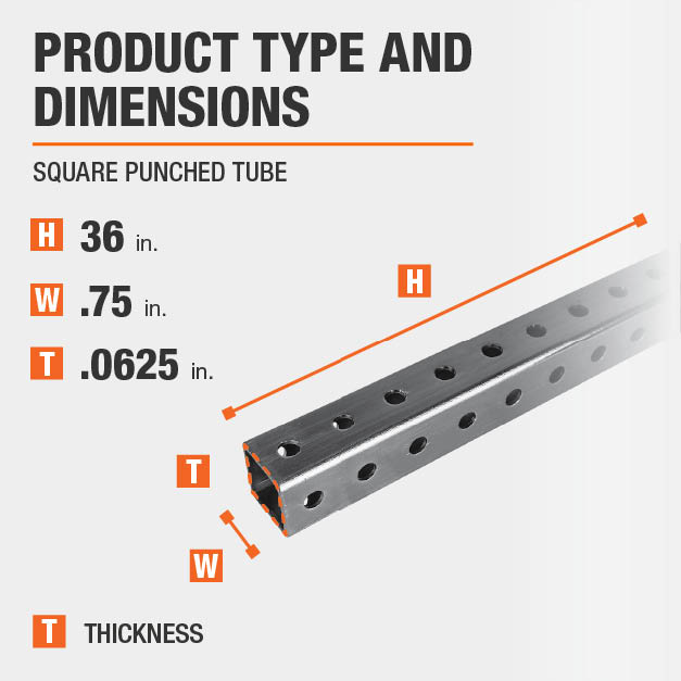 Perforated Aluminum Square Tubing – PFPLCP