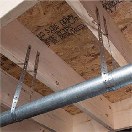 Oatey 3/4 in. x 10 ft. 24-Gauge Copper Pipe Hanger Strap-33525 - The ...