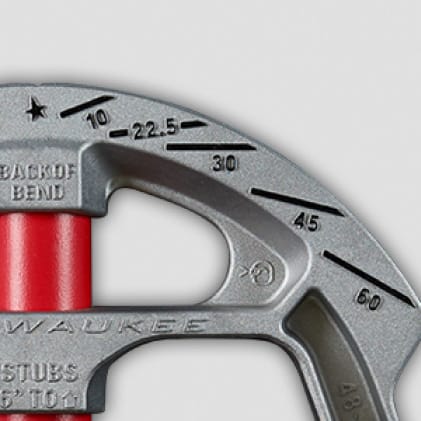 Milwaukee 1/2 in. Aluminum Conduit Bender and Handle-48-22-4070 - The ...